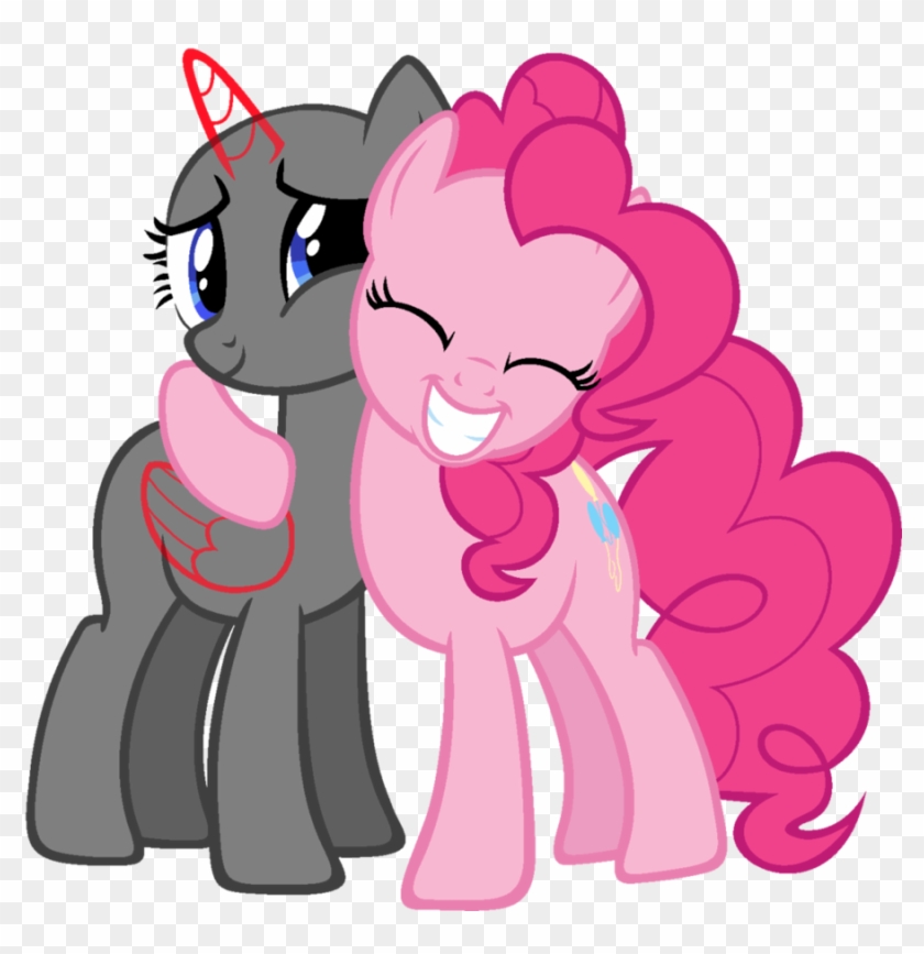 [free Base] Pinkie Hug By Venieatheelf - Mlp Base Pinkie Pie And Oc ...